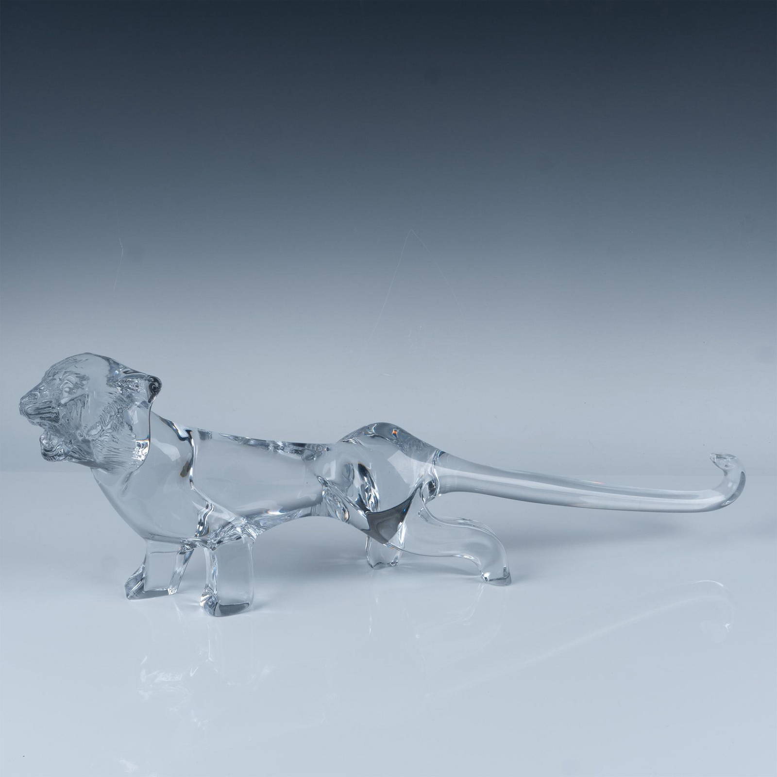 Daum Crystal Tiger Sculpture Auction