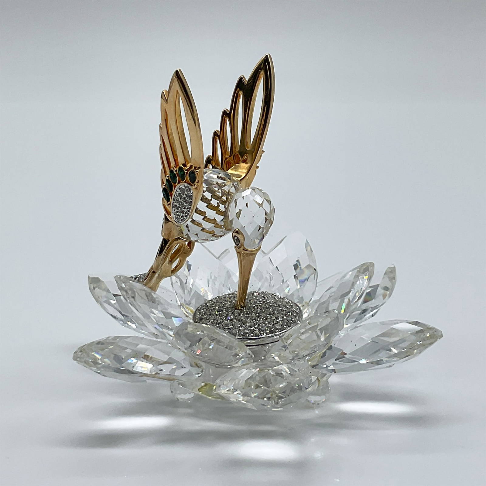 Swarovski "in Flight" Hummingbird Gold Figurine Auction