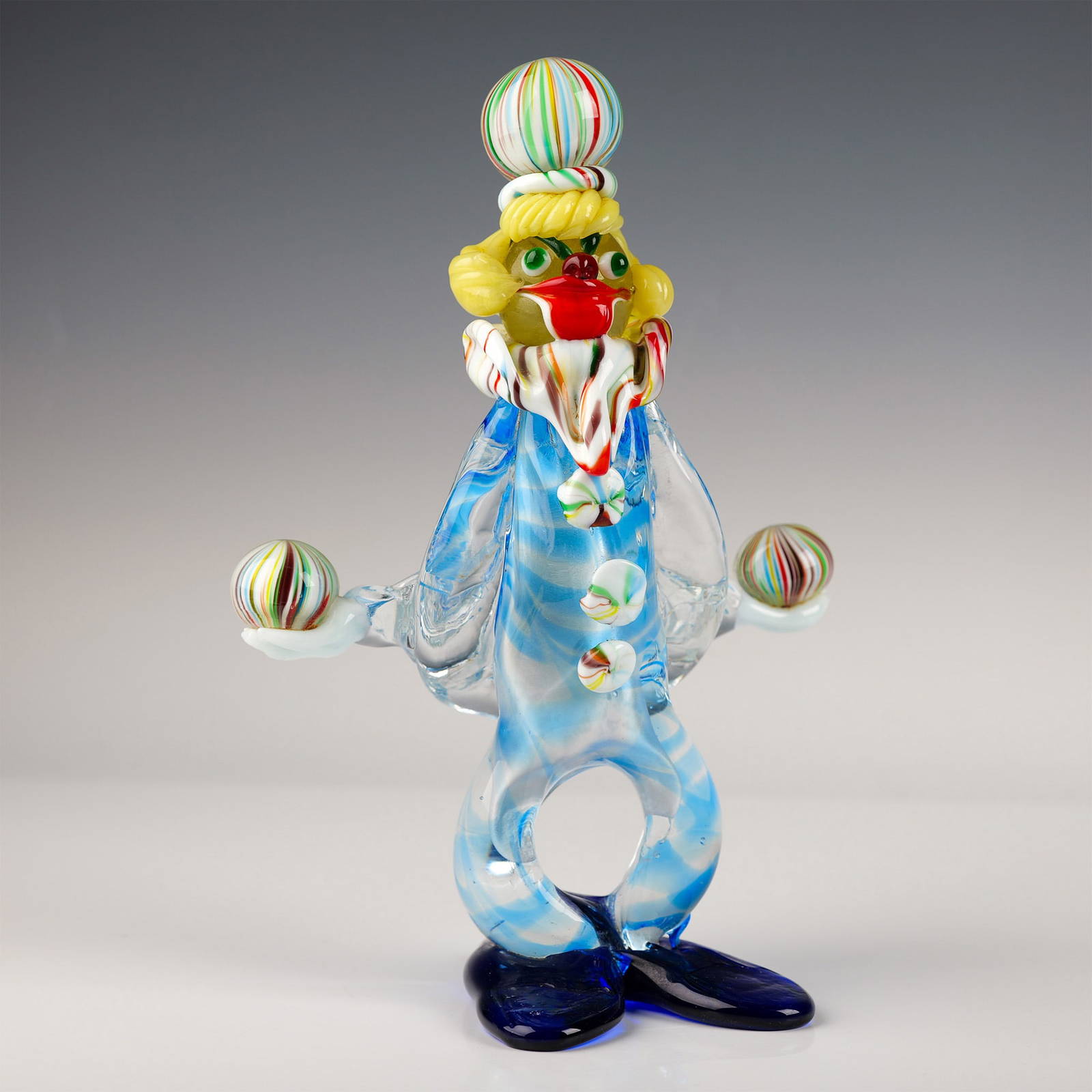 Murano Glass Clown Figurine With Multicolored Balls - Mar 02, 2025 ...