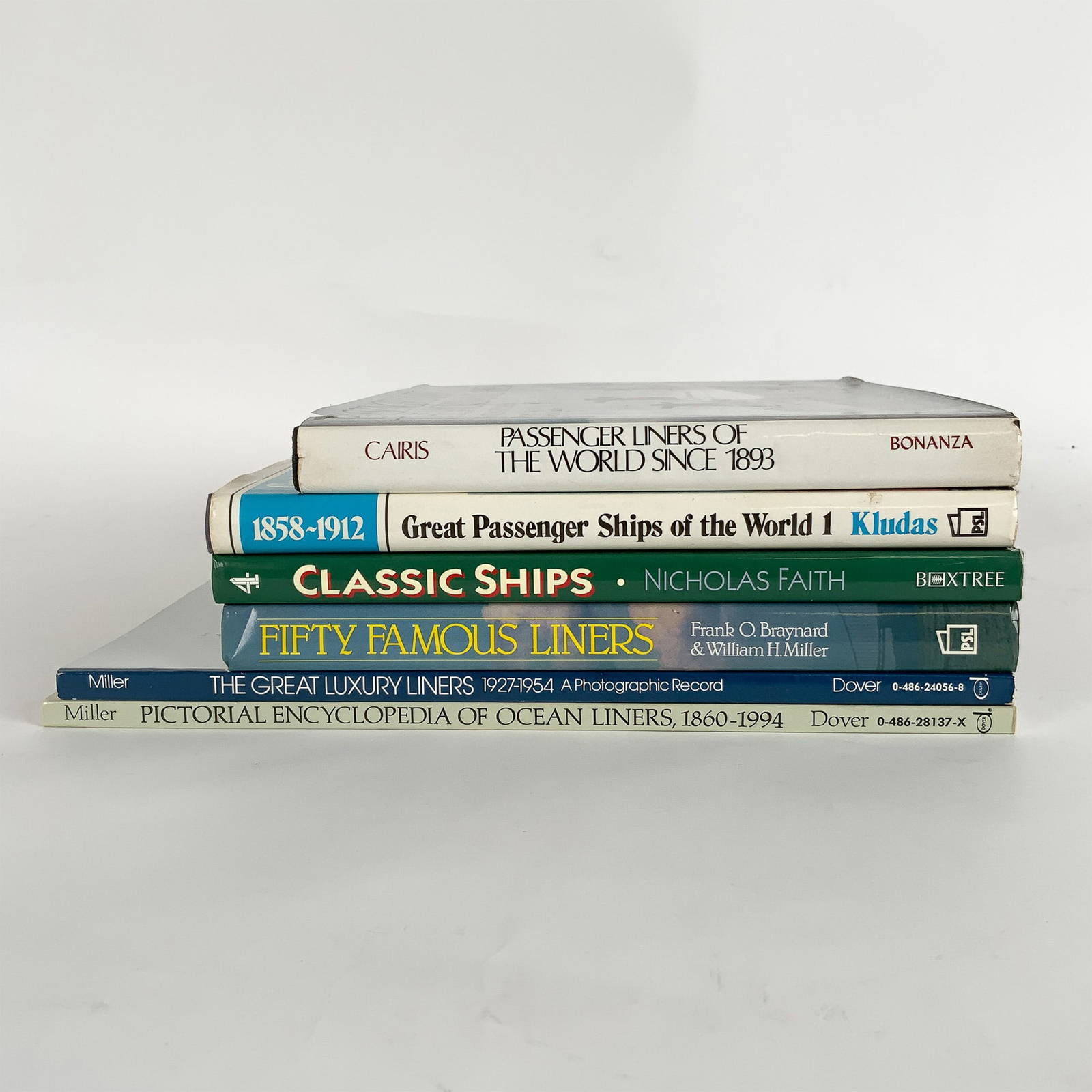 6pc Maritime History Book Collection Auction