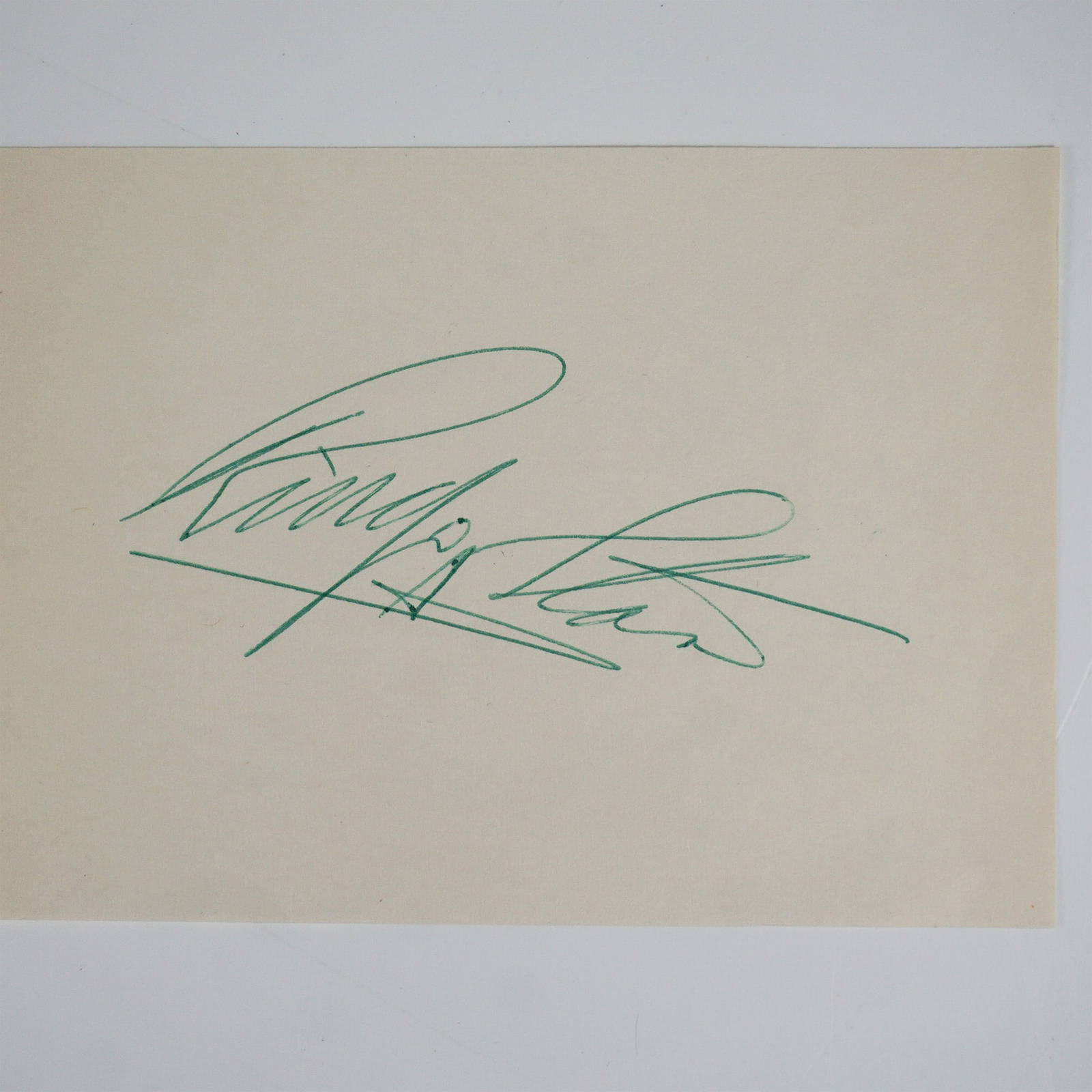 Ringo Starr Signed Autograph With Certificate Of Authenticity Auction