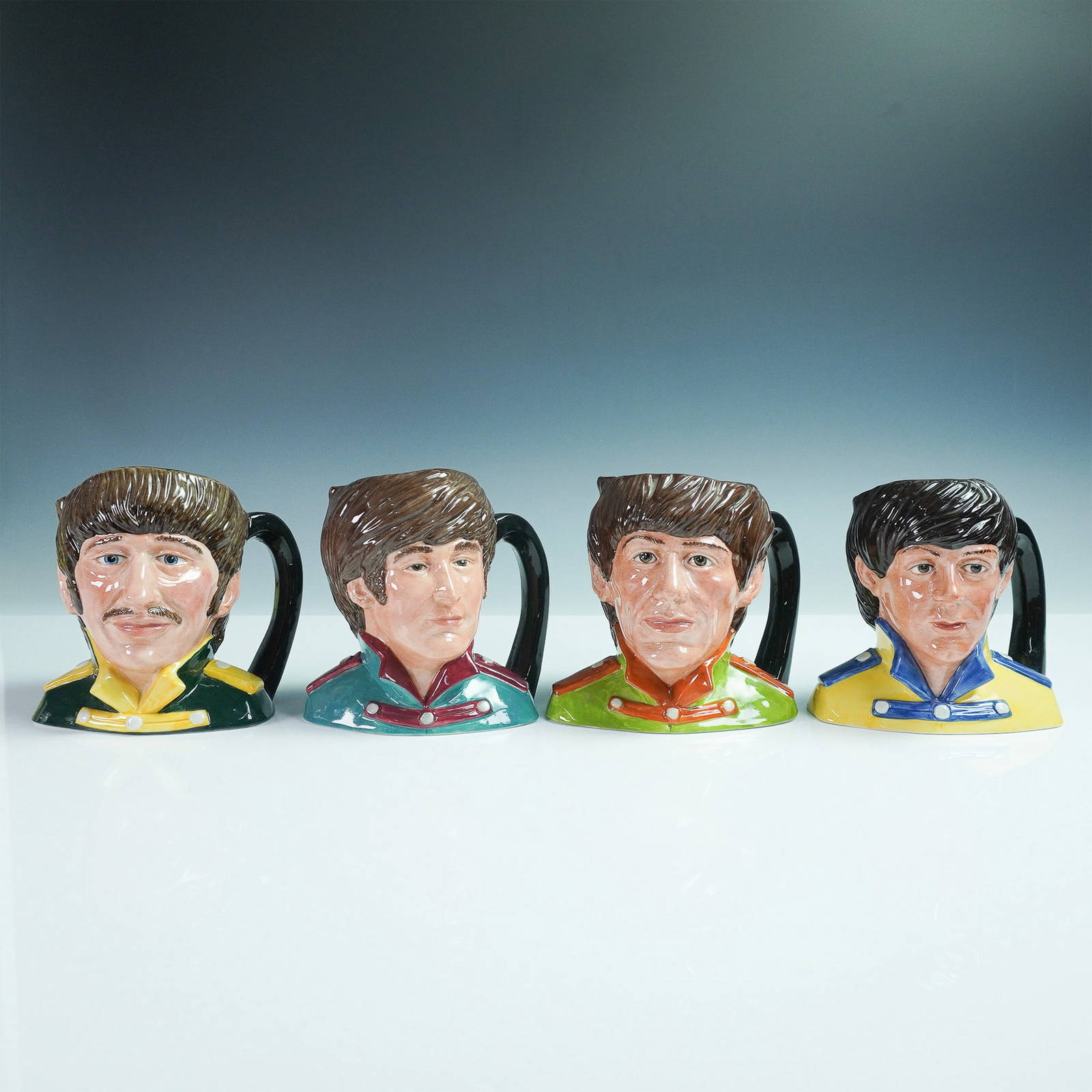 4pc Royal Doulton The Beatles Character Jug Set D6724-6727 Auction