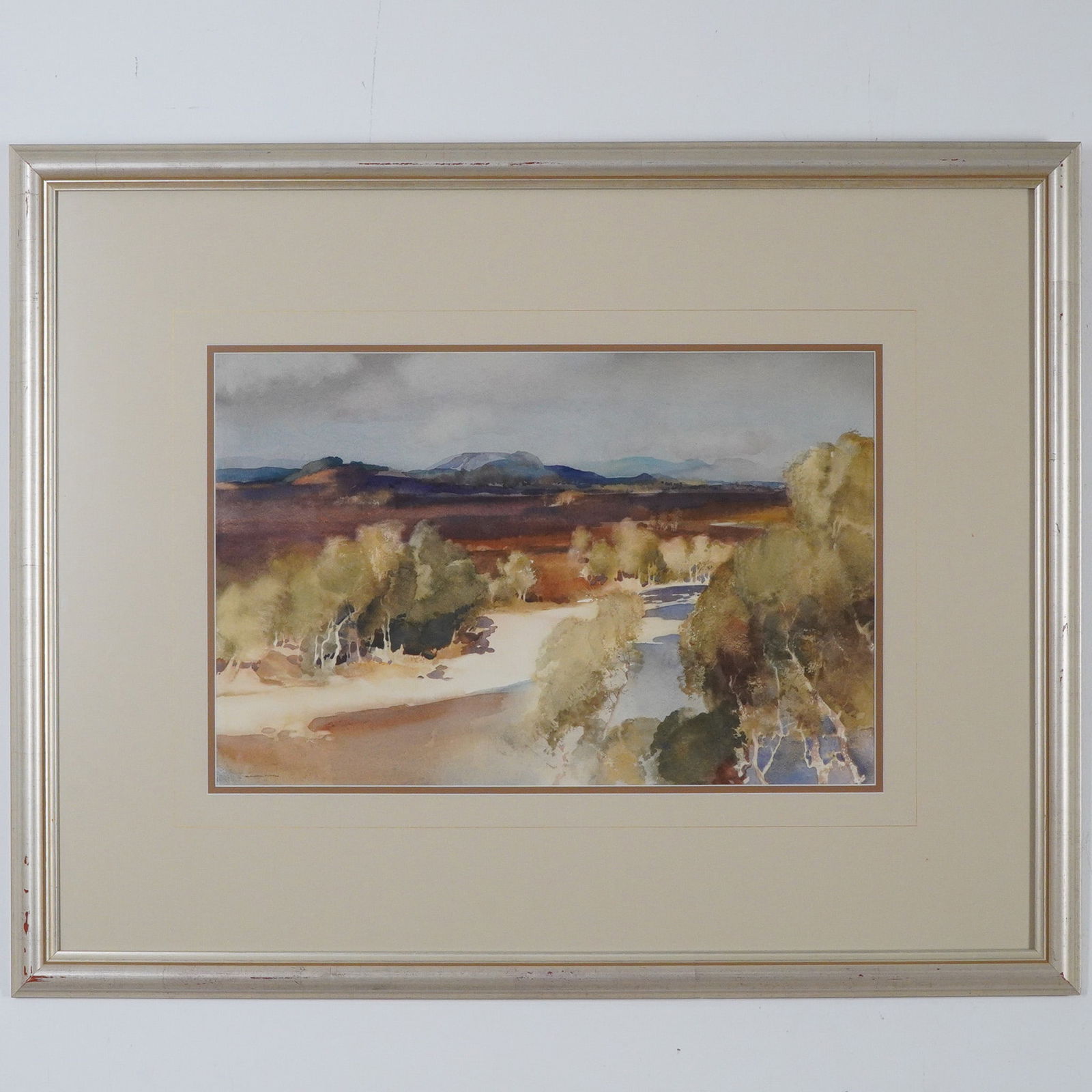 Original William Russell Flint Watercolor Landscape, Signed - Apr 13 ...