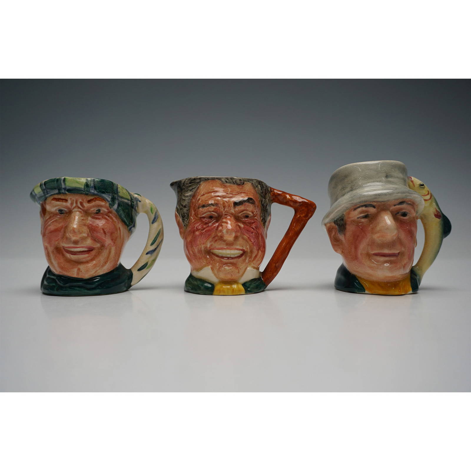 3pc Lancaster Sandland Character Jugs Auction