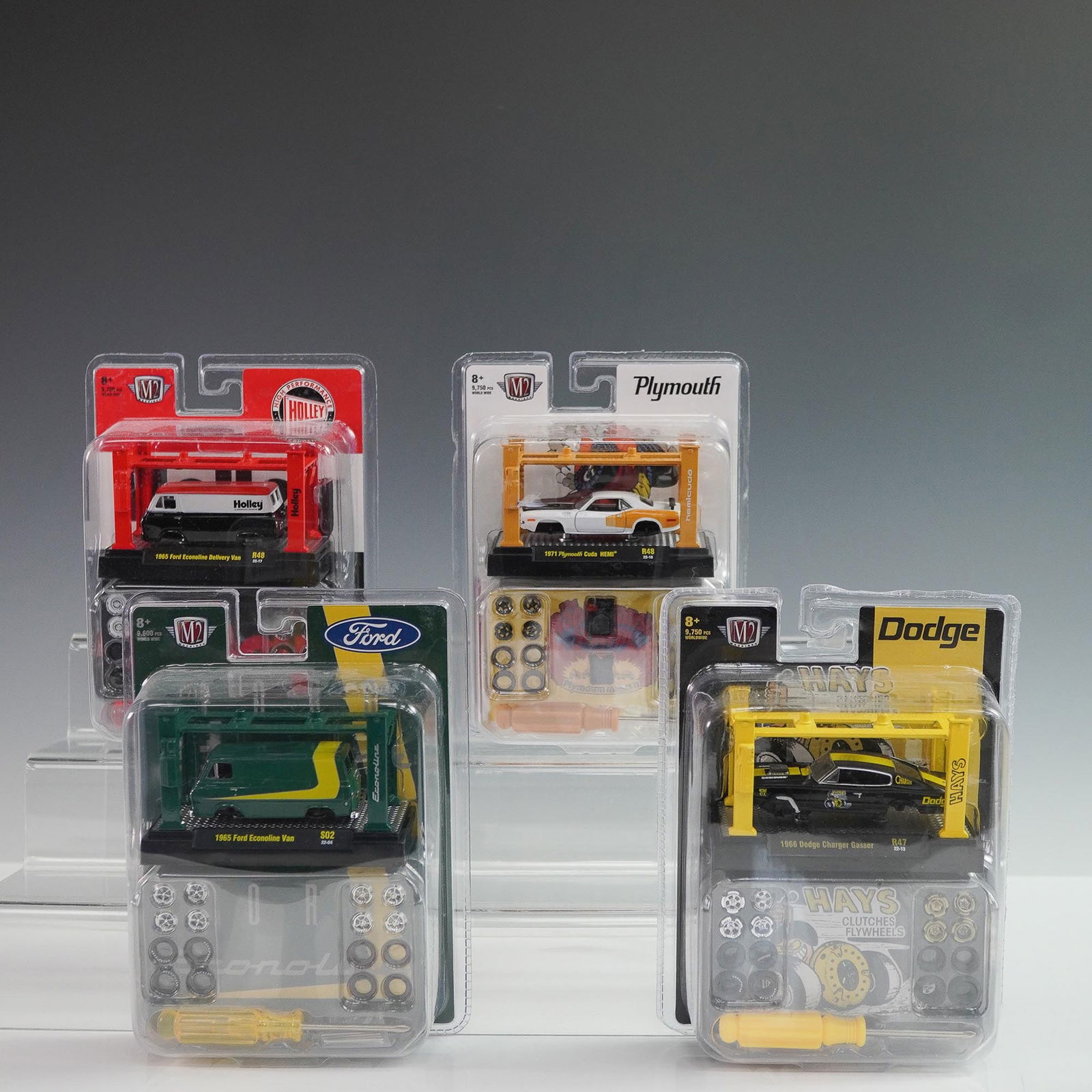 4pc M2 Machines Auto-lift Model Car Sets - May 28, 2025 | Lion And ...