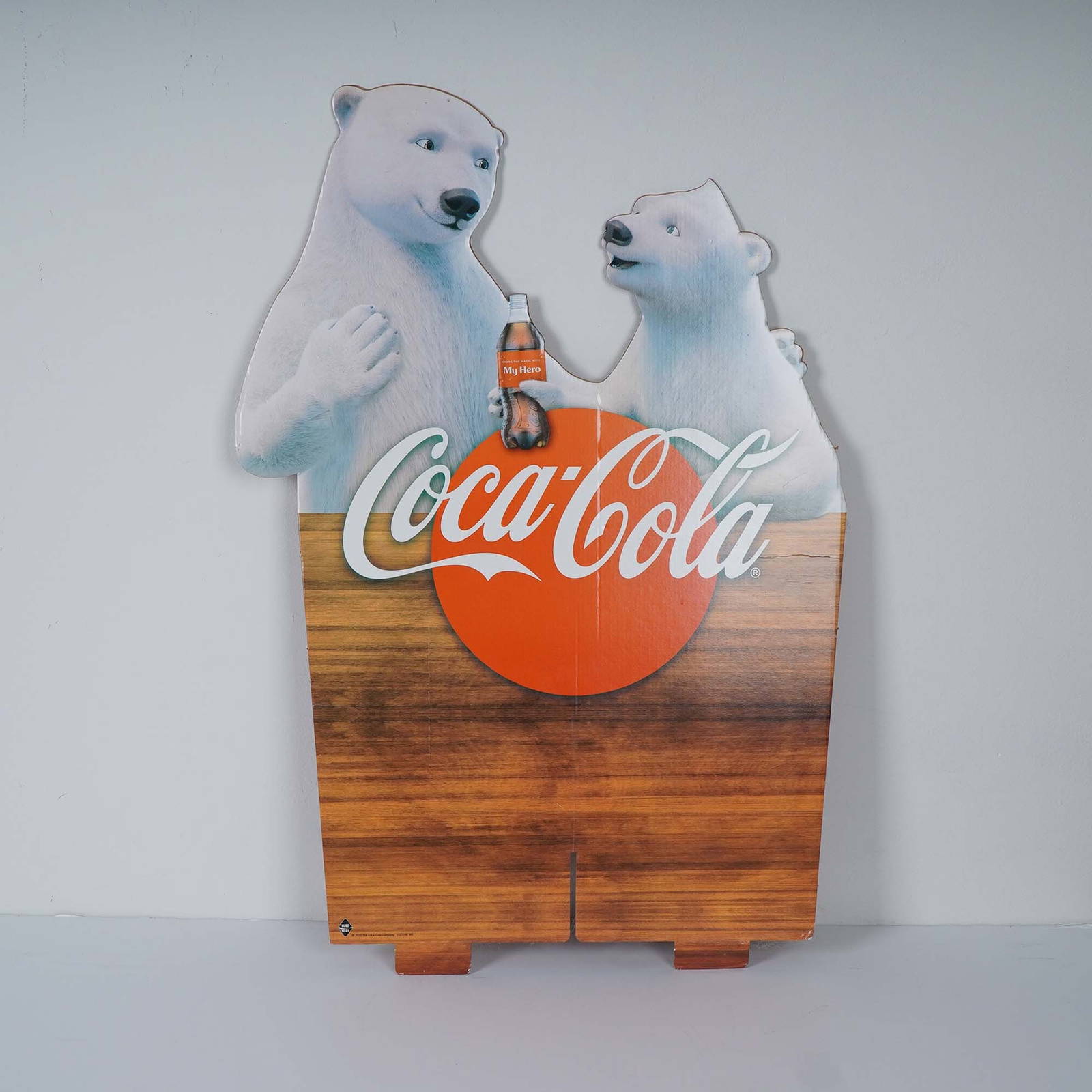 Coca-cola Polar Bear Cardboard Stand Display, 2020 Auction
