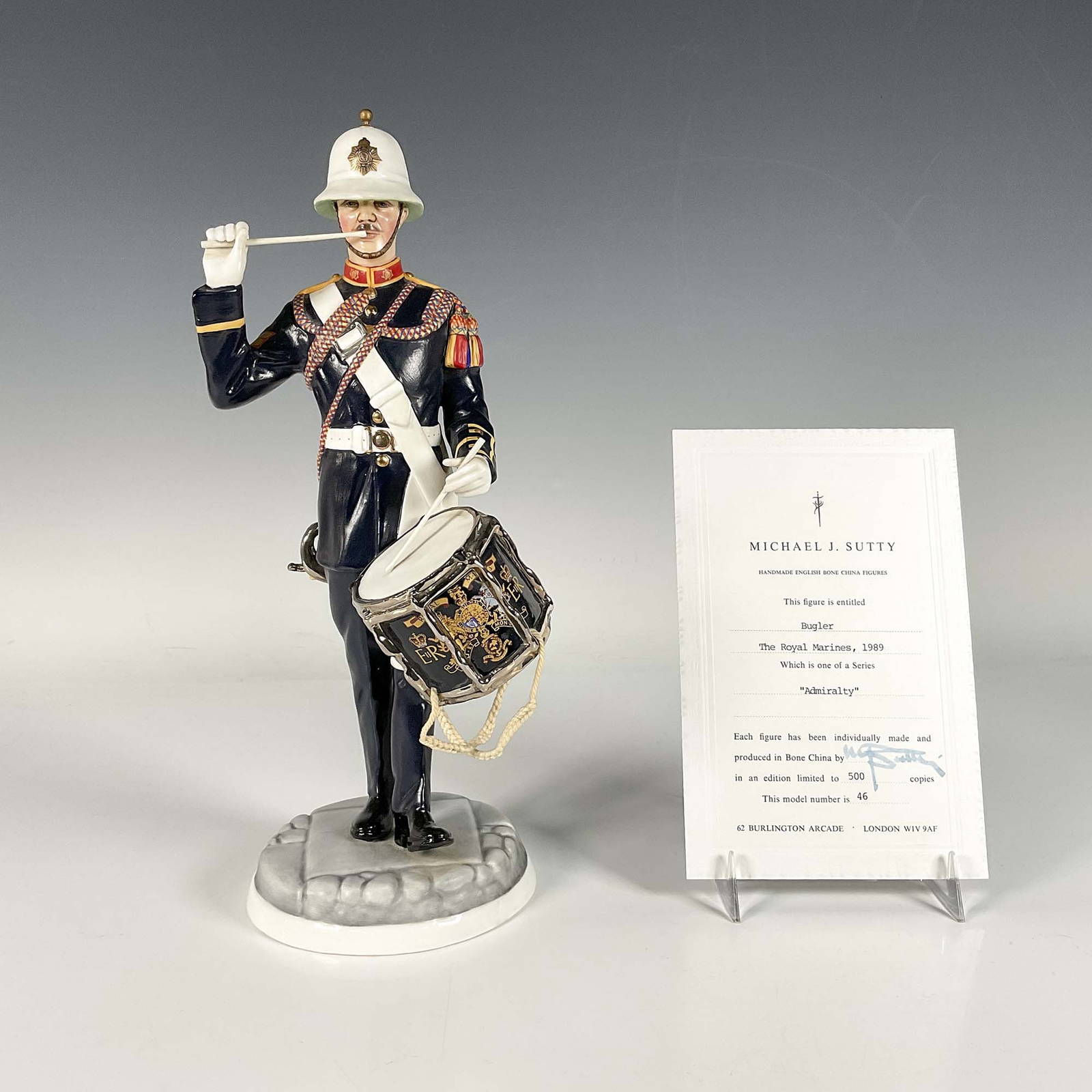 Michael Sutty Figurine, Bugler, Royal Marines 1989 - Jun 15, 2025 ...