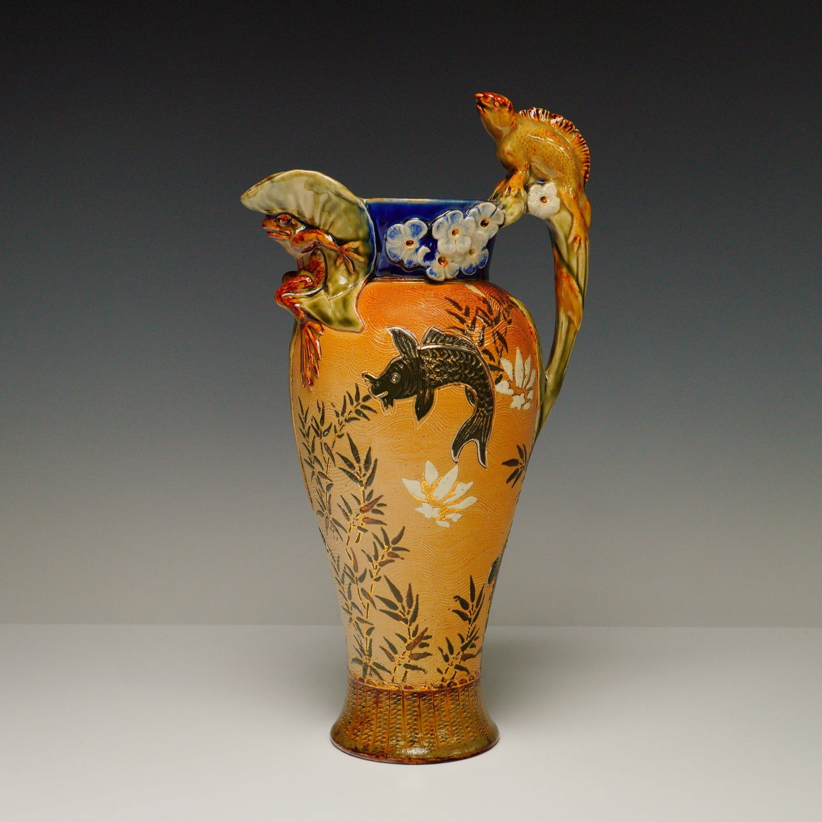 Doulton Lambeth By Emily Partington Stoneware Pitcher Auction