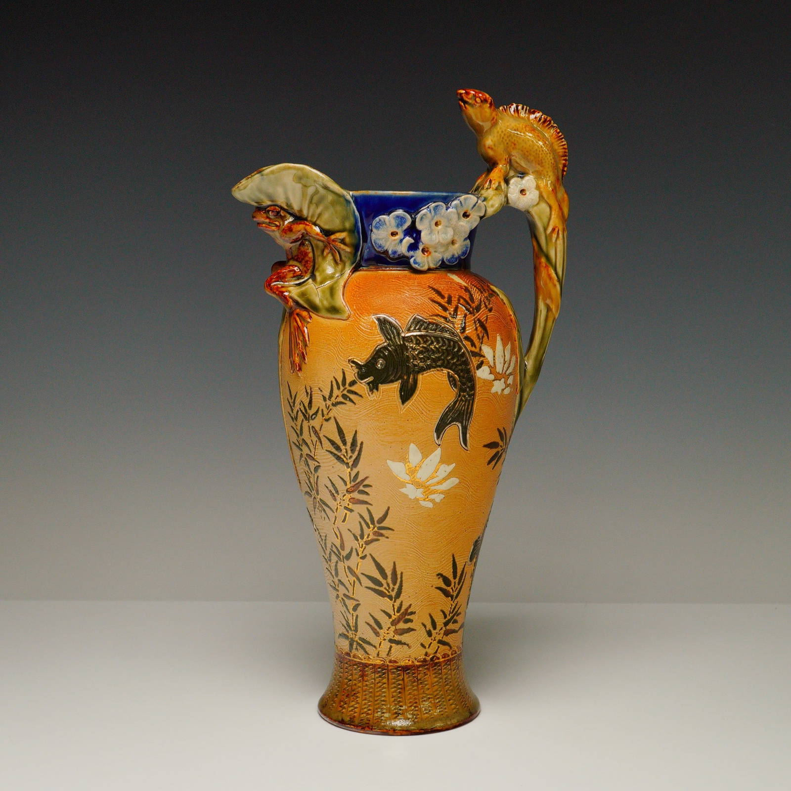 Doulton Lambeth By Emily Partington Stoneware Pitcher Auction