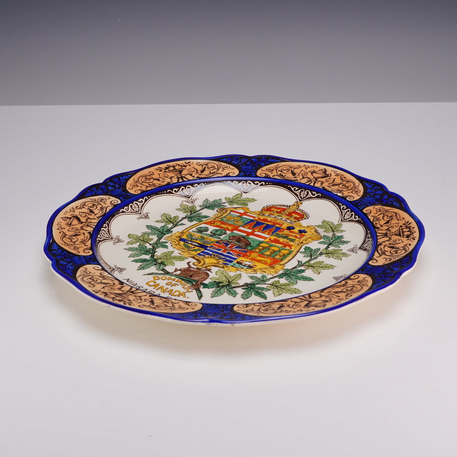 Wedgwood Etruria Earthenware Commemorative Plate, Dominion Of Canada ...