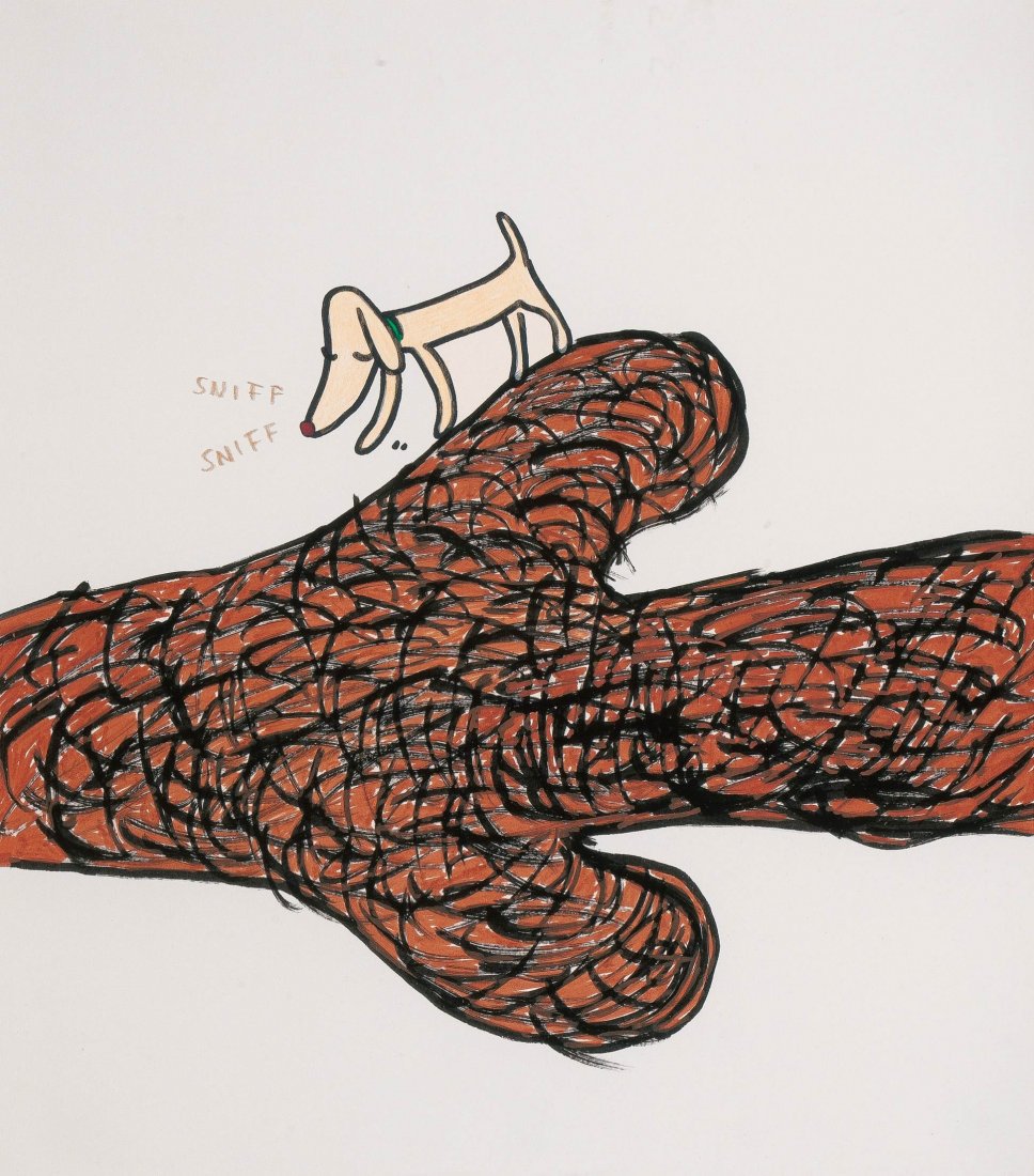 (Sniff Sniff) - Yoshitomo Nara: ORIGINAL DRAWING