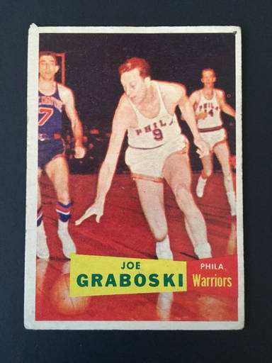 1957 TOPPS BASKETBALL JOE GRABOWSKI #41 VG - Apr 07, 2019 | Petrucco's ...