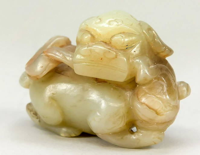 Jade Carving, China, 19th C., Celad