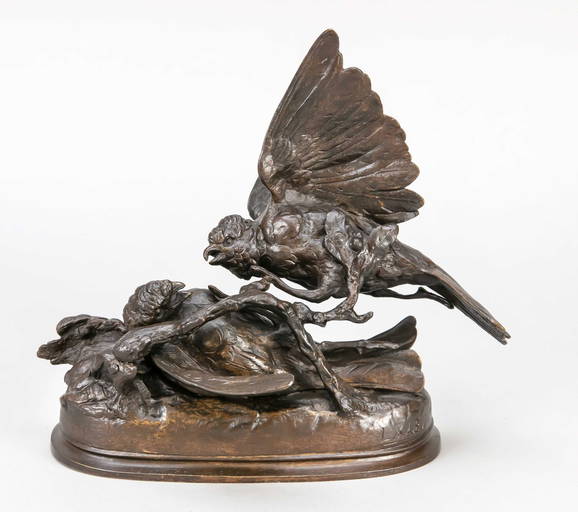 Louis Kley (1833 1911), Two Fightin