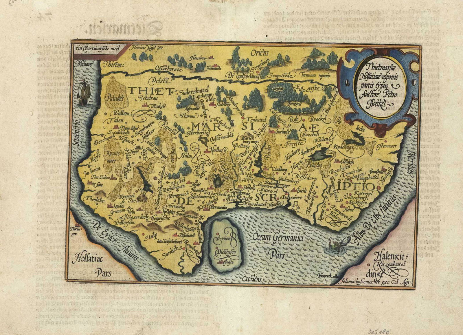 Dithmarschen -- historical map - Apr 04, 2022 | Historia | Bolland ...