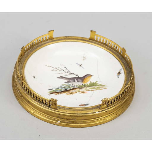 Business Card Bowl, C. 1800, Brass/