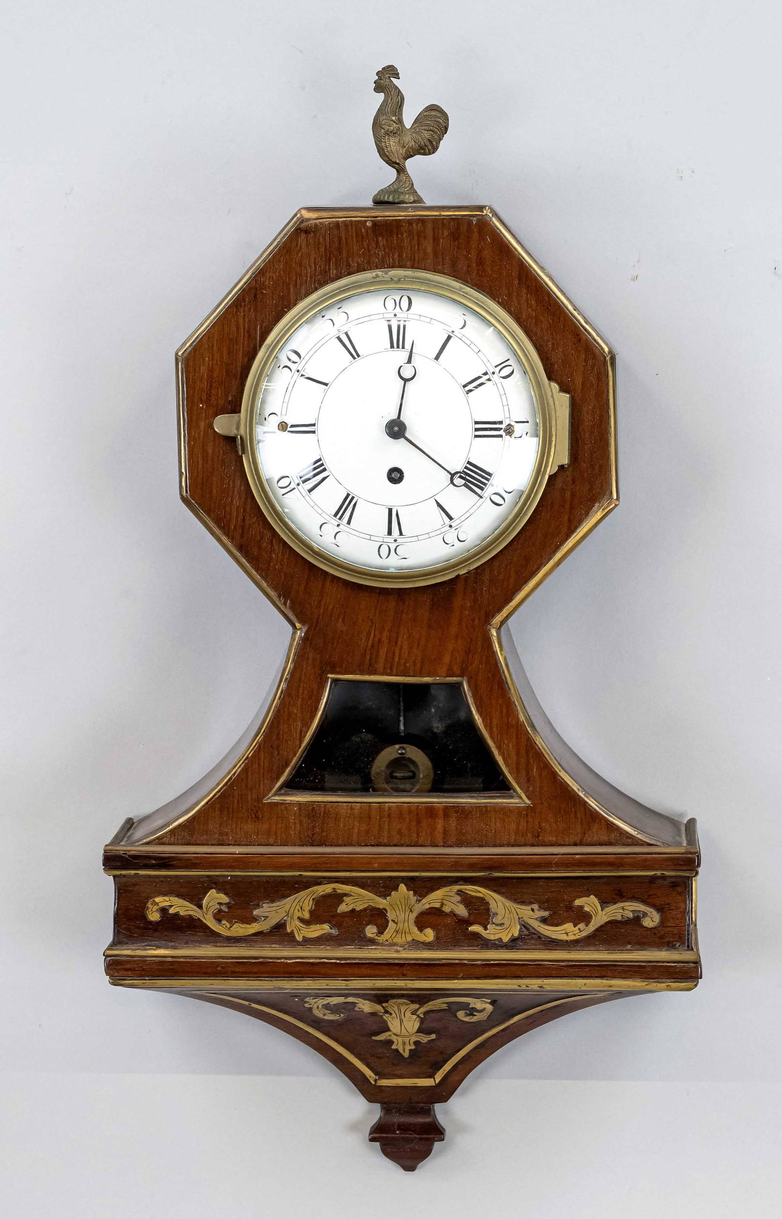 Viennese Wall Clock, Crowned B Auction