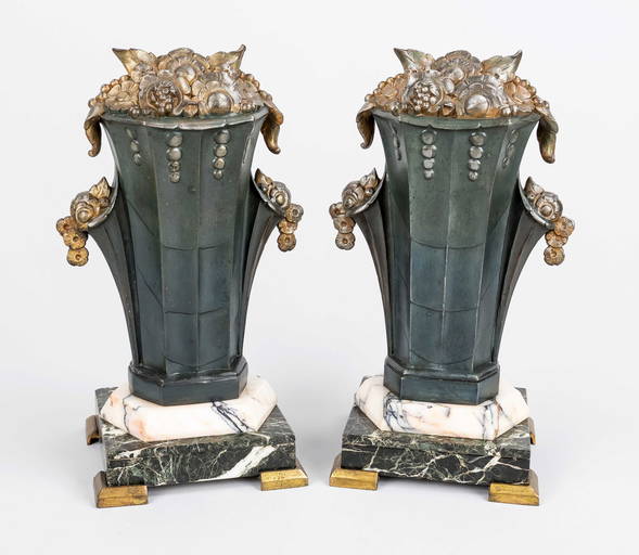 Pair Of Art Deco Side Plates/v