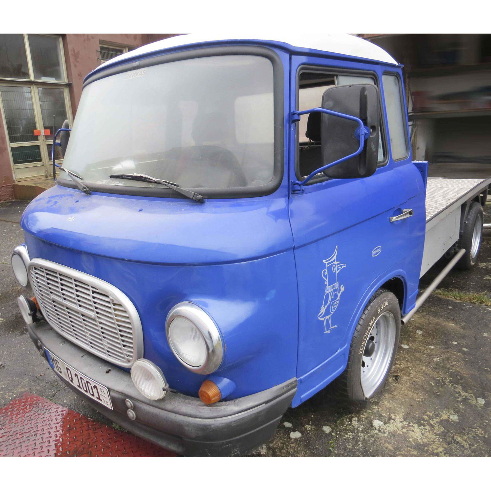 Barkas B 1000-1 Hp, Flatbed, Ve Auction
