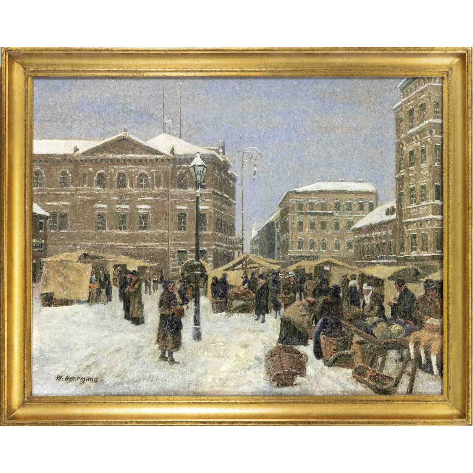 W. Herrmann, German Artist C. 1900, Auction