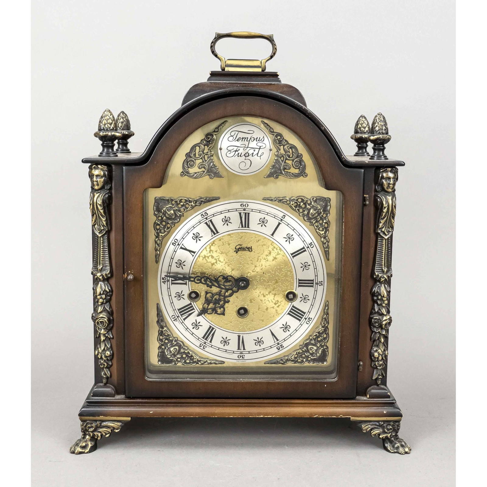 Westminster Table Clock, Marked '' Auction