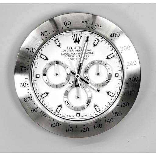 Rare Wall Clock Rolex Dealer Decor