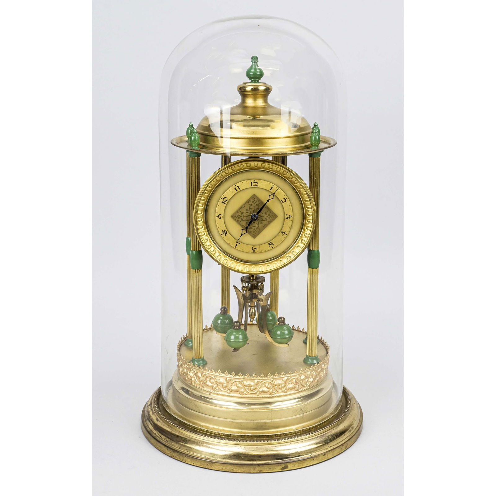 Revolving Pendulum Clock, Annual, Auction