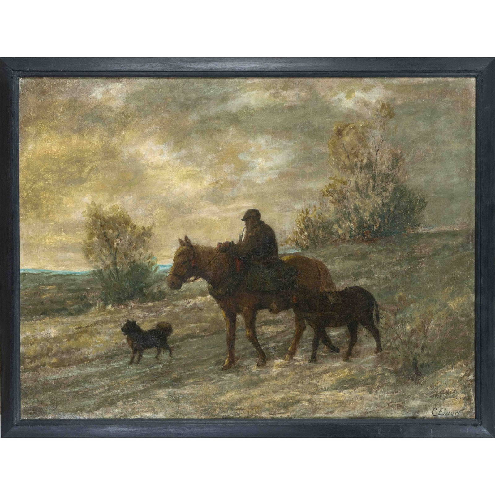 Carl Engel, 19th Century, Landsc Auction