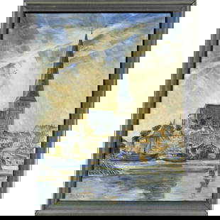 19th C. St. Peter, Oil Painting Auction