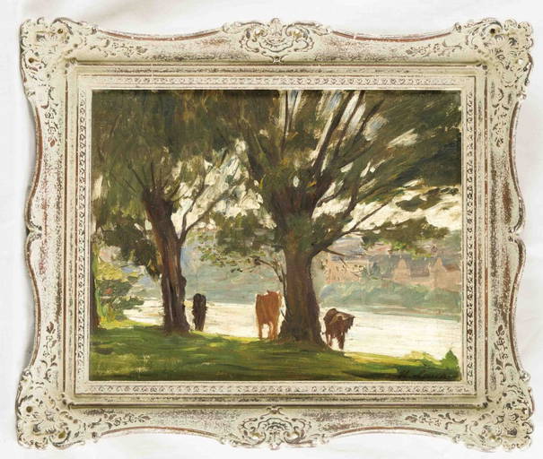 Herrmann Lasch (*1861 In Düsseldorf), Landschaftsmaler,