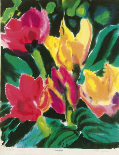 Lothar Malskat (1913 1988), Mendeltulpen, 1972,
