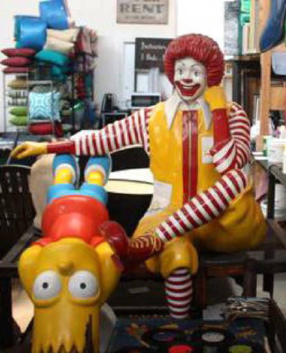 Rare Ronald Mcdonald Life Size Statue
