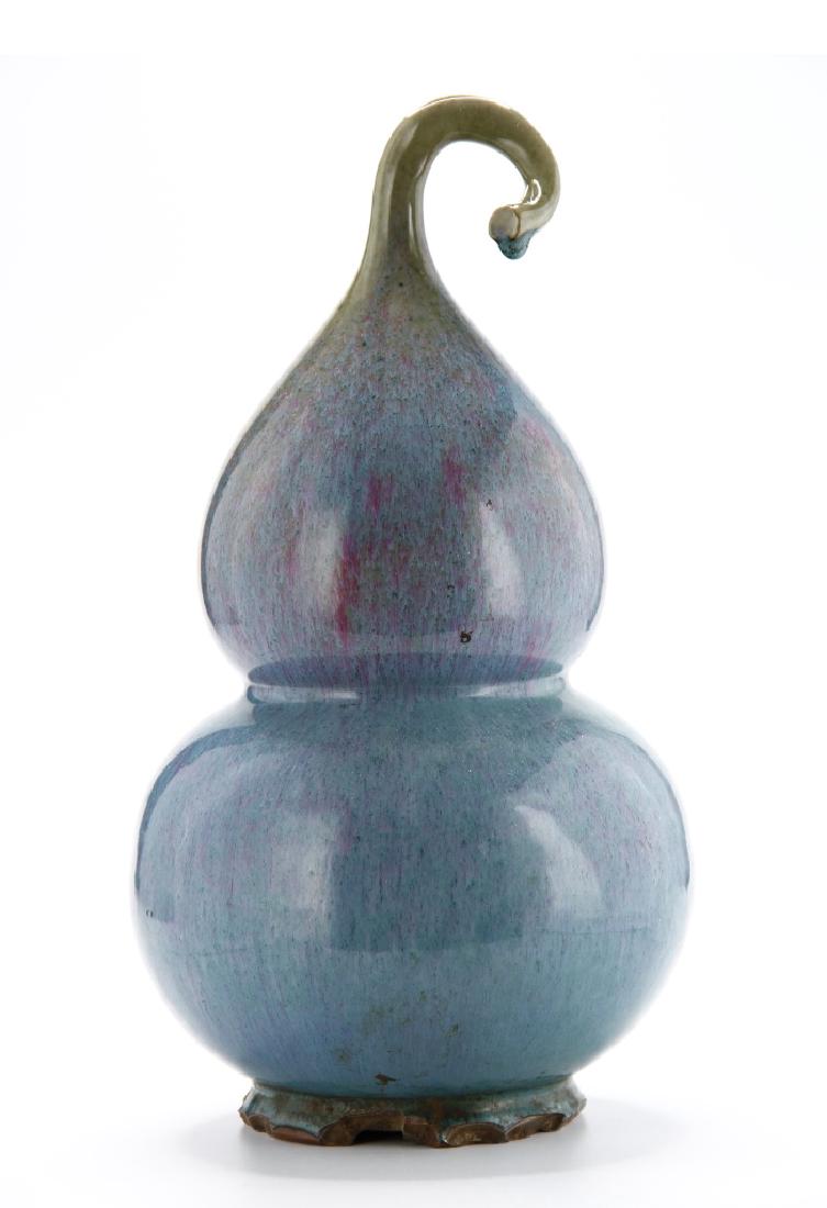 Rare Chinese Jun Ware Double Gourd
