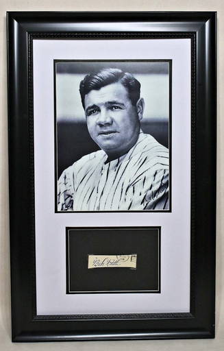 Original Babe Ruth 1895 1948/ Authograph Signature 1928