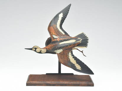 Decorative Ruddy Turnstone, William Gibian, Onancock, Virginia.