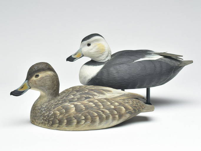 Pair Of Decorative Labrador Ducks, William J. Koelpin, Wisconsin.
