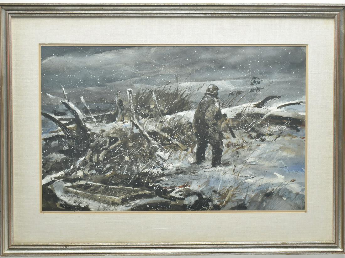 Chet Reneson (b.1934), Watercolor.