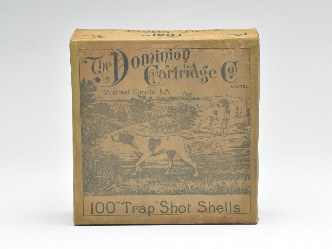 100 Count Shotgun Shell Box, The Dominion Cartridge Company, Montreal ...