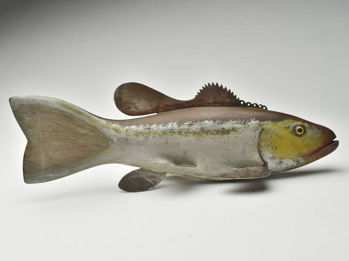 Incredible Walleye Fish Decoy, Hans Janner, Mt Clemens, Michigan, 2nd ...