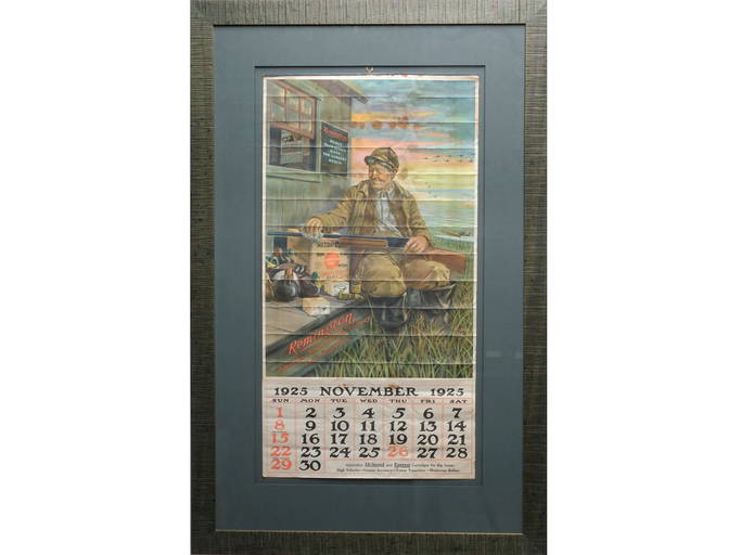 Remington 1925 Calendar.