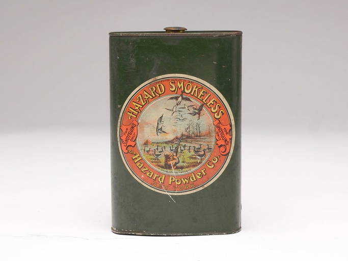 Hazard Smokeless Powder Tin, Hazard Powder Company, New York