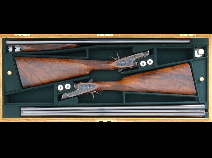 Great Pair Of Recently Made Holland & Holland Royal Ejector Detachable Sidelock Double Trigger Self