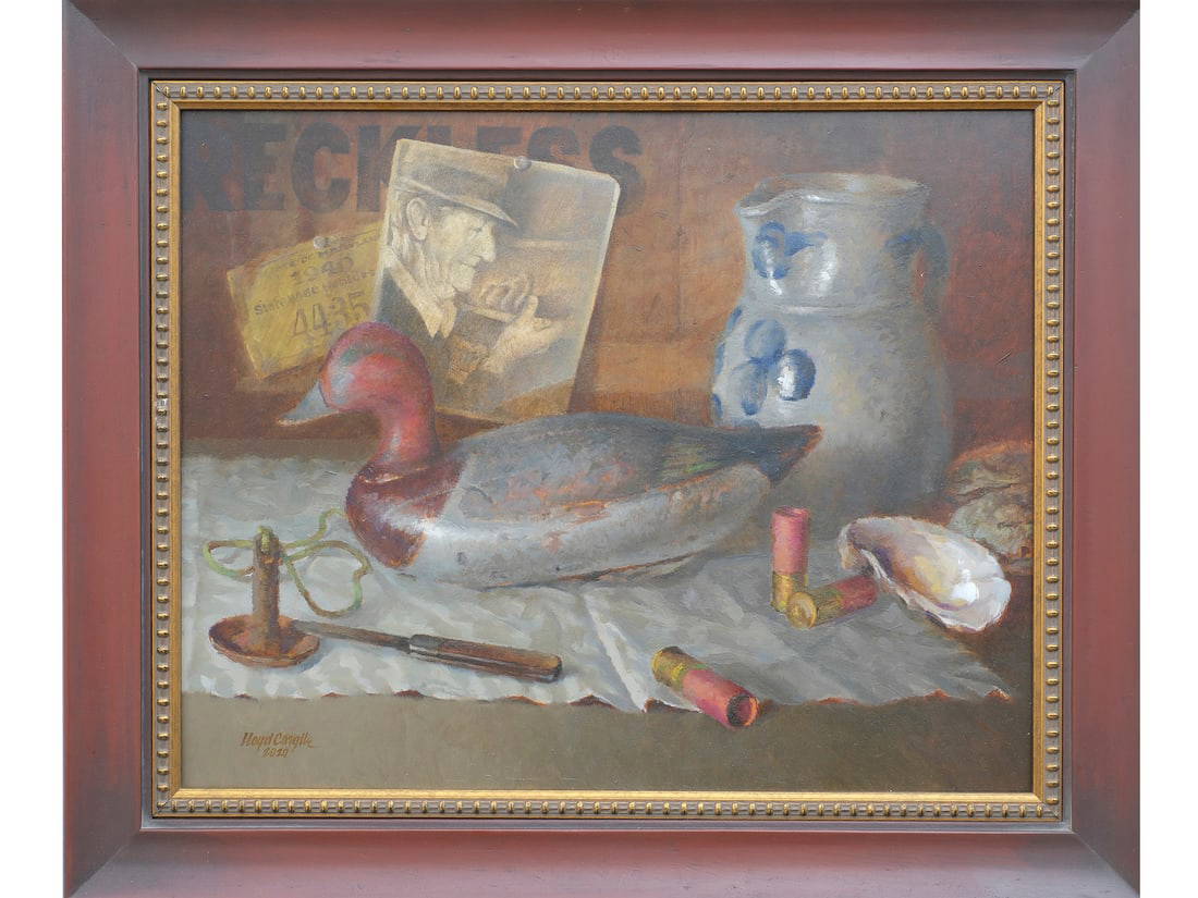 Lloyd Cargile (b.1938), Oil On Board. Auction