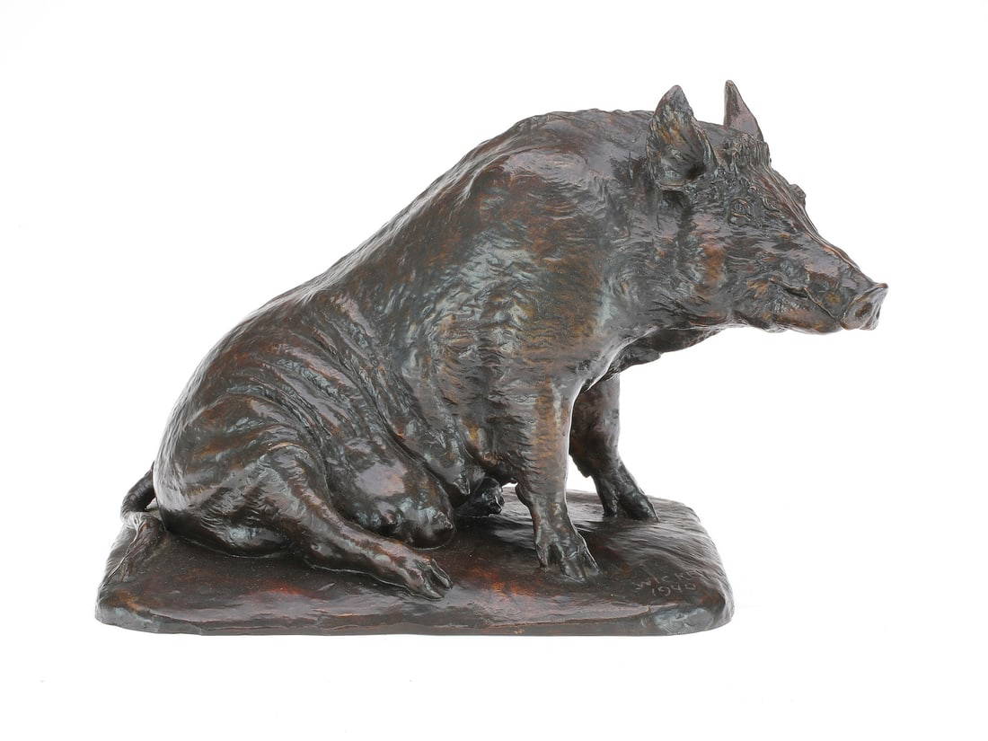 Harry Herman Wickey (1892-1968), Bronze. Auction
