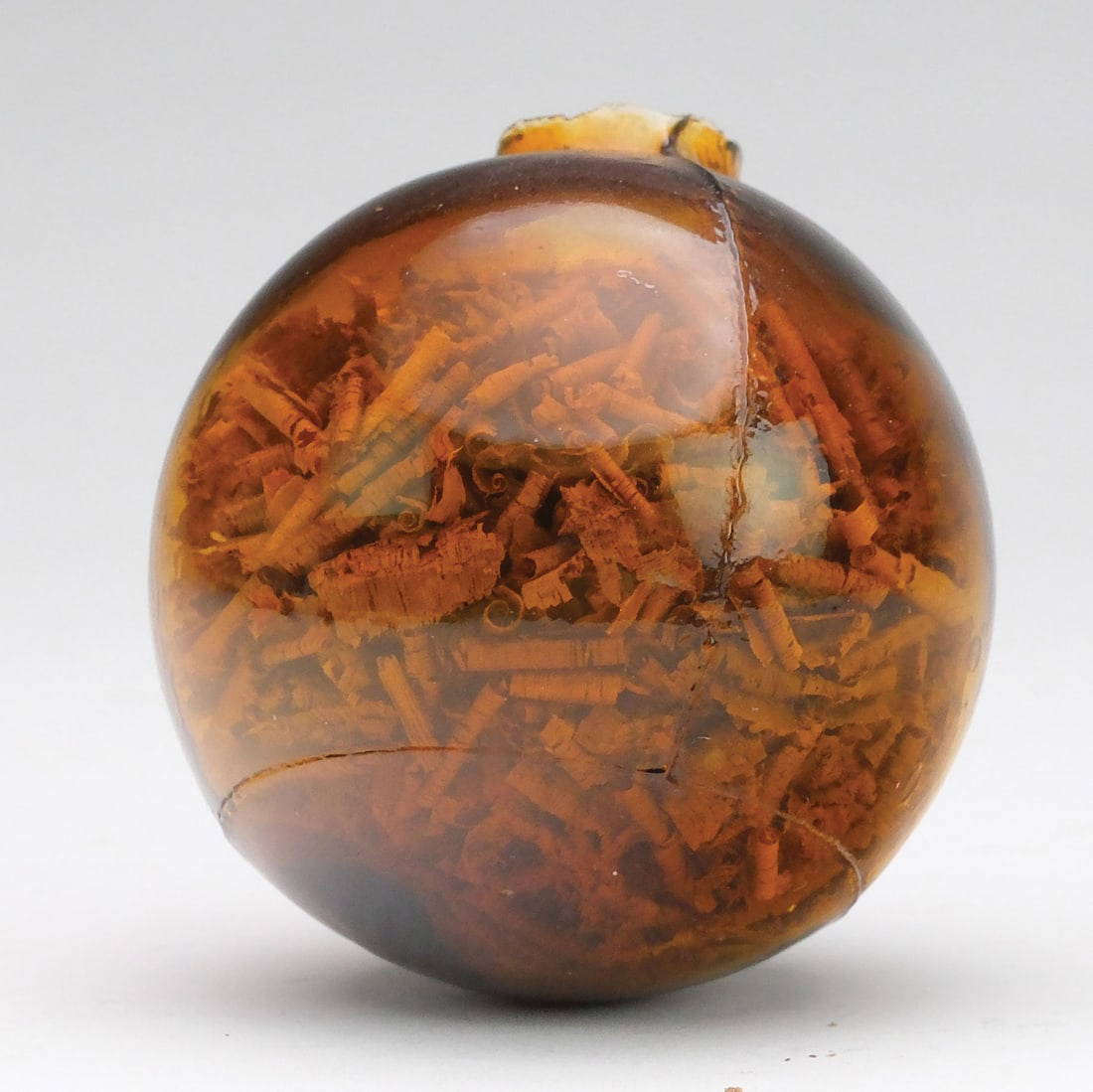 Two Glass Target Balls. Auction