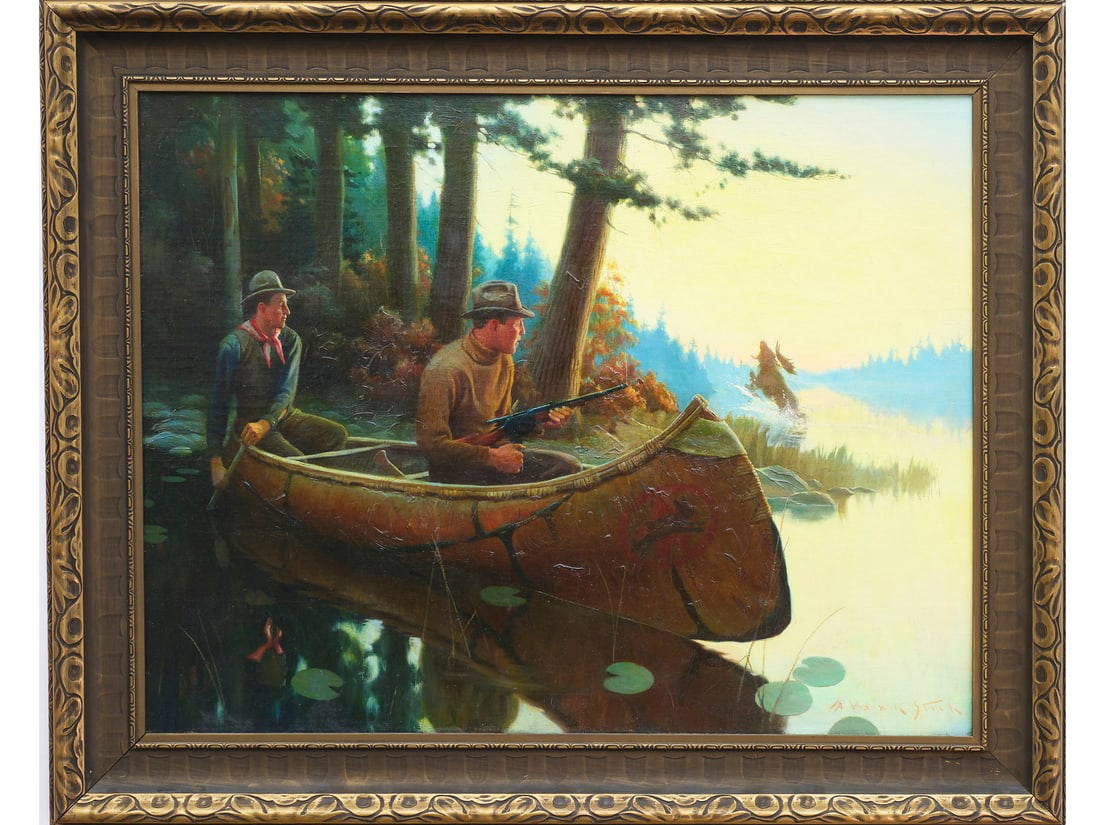 Frank Stick (1884-1966), Oil On Canvas. Auction