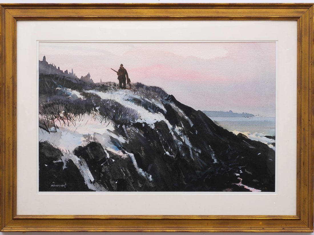 Chet Reneson (b. 1934), Watercolor. Auction