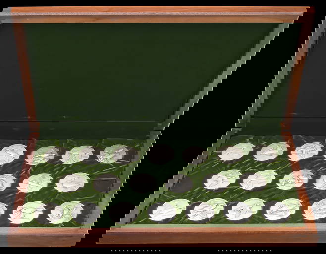 Ducks Unlimited Pure Silver 20 Coin Medallion Set.