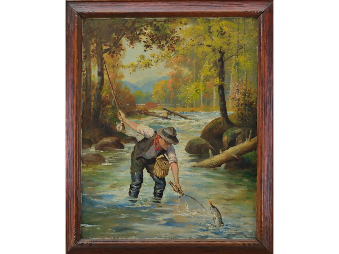 Oliver Kemp (1887-1934), Oil On Canvas. Auction