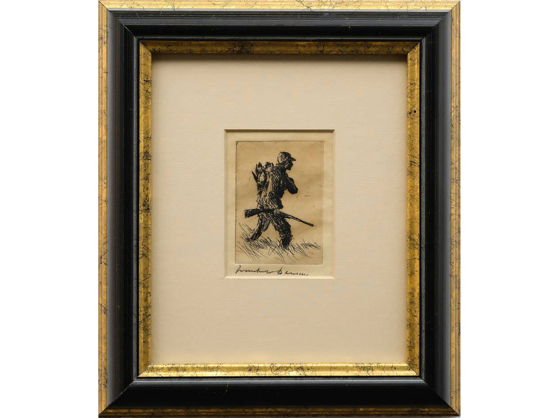 Frank Benson (1862-1951), Etching. Auction